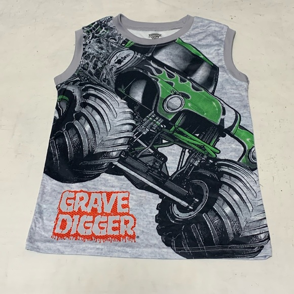 Monster Jam | Shirts & Tops | Monster Jam Grave Digger Tank Sleeveless ...